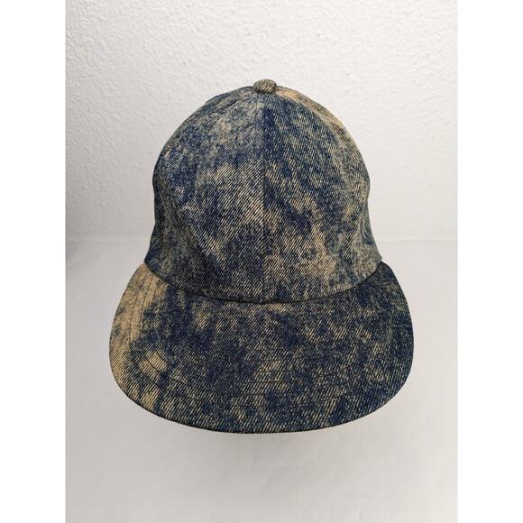 Brixton | Accessories | Vtg Union Made Hat Denim Elastic Cap Acid Wash ...